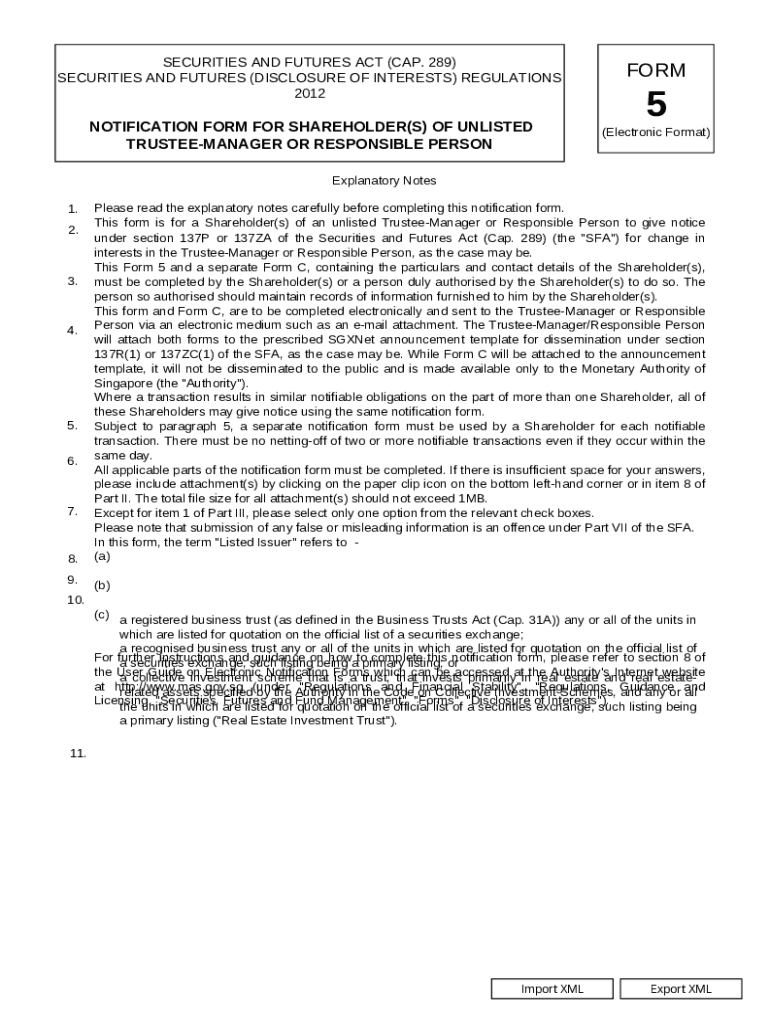 Fillable Online FORM 5. Version 1.0 Fax Email Print - pdfFiller