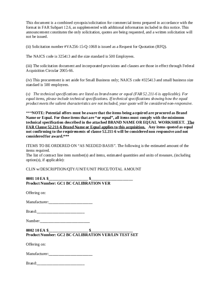 This announcement constitutes the only solicitation, quotes are being ...