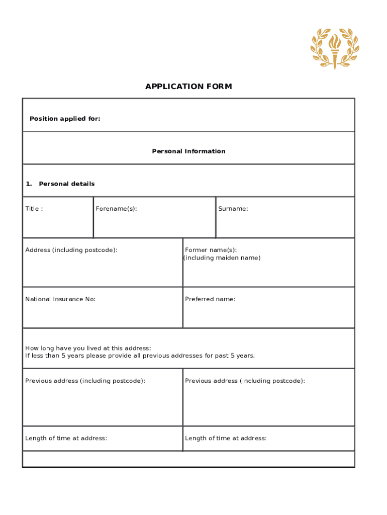 Changing Name on National Insurance with HMRC? Doc Template | pdfFiller