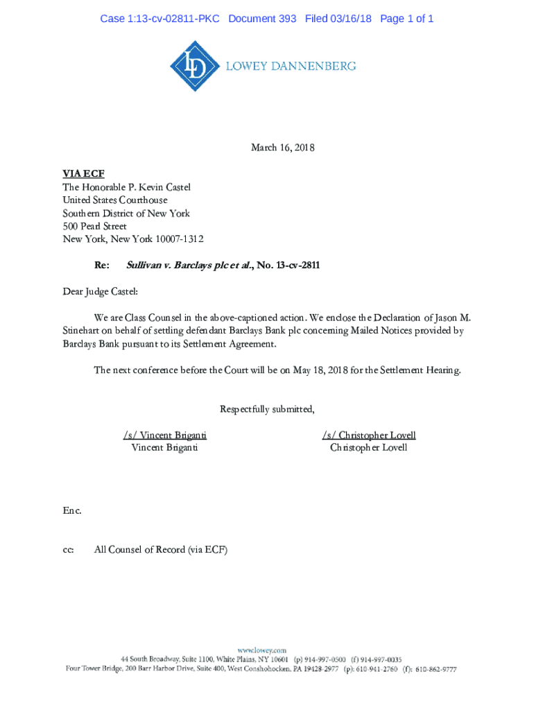 Fillable Online Hon. Peter Kevin Castel United States District Court ...