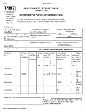 Fillable Online Rule 10b5-1: Changes to Form 4 & 5 and the Form 144 ...