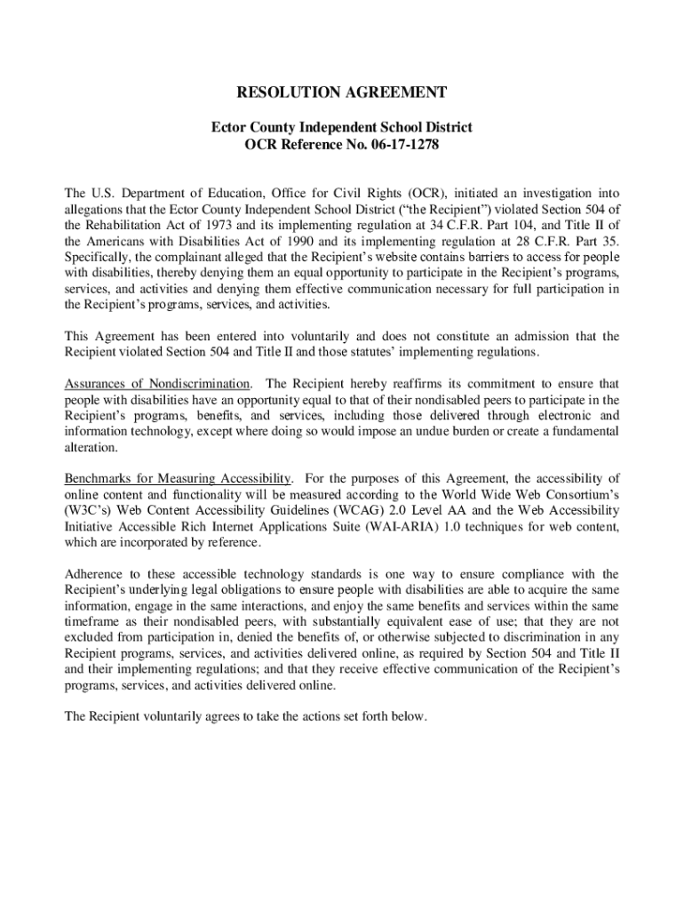 Fillable Online www2 ed Ector County Independent School District (PDF ...