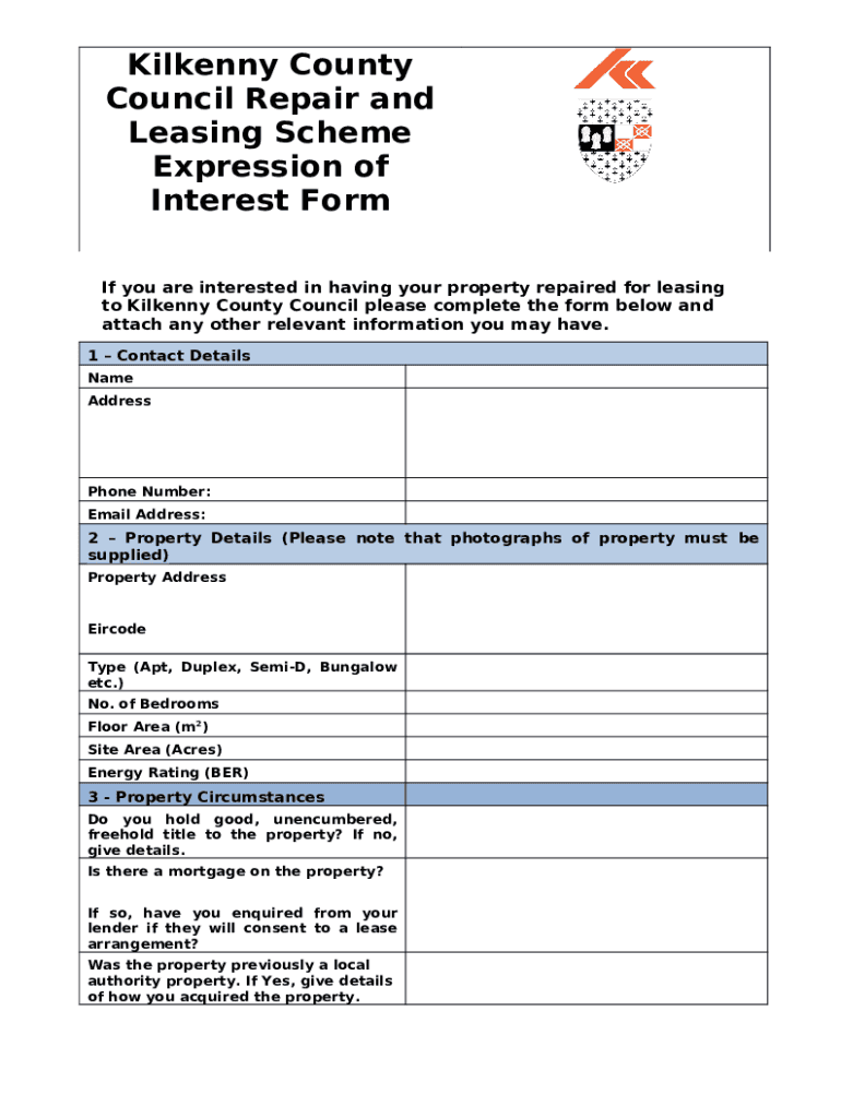 Repair and Leasing Scheme Application RLS. ... Doc Template | pdfFiller