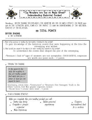 Fillable Online "The Monsters are Due on Maple Street" By: Rod Serling ...