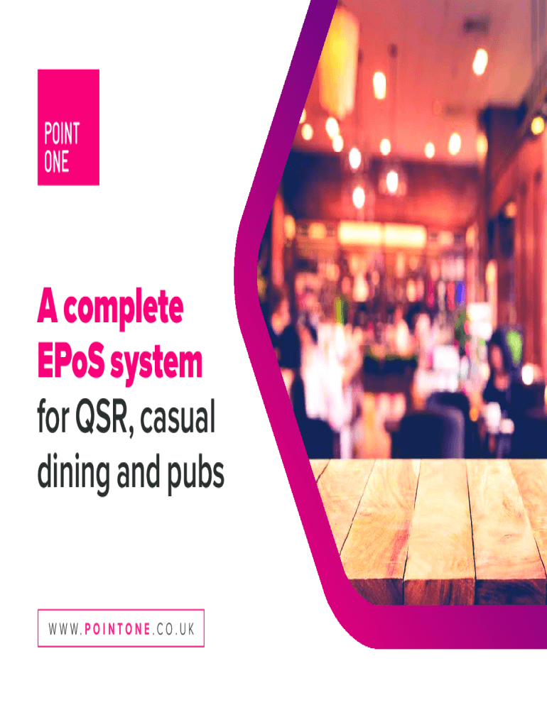 Fillable Online A complete EPoS system Fax Email Print - pdfFiller