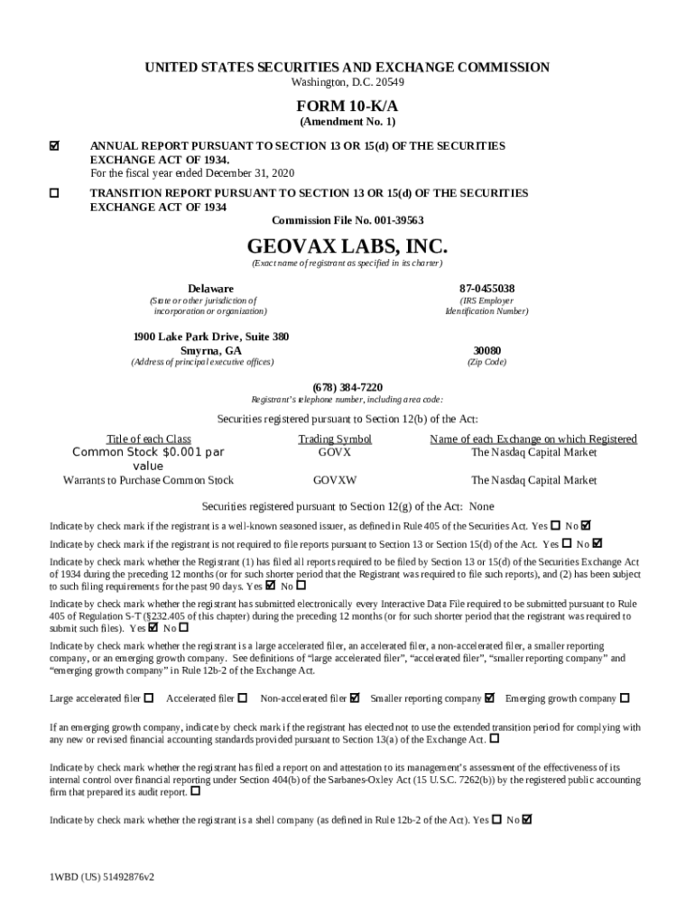 10-K/A X ANNUAL REPORT PUR - Investor Relations Doc Template | pdfFiller