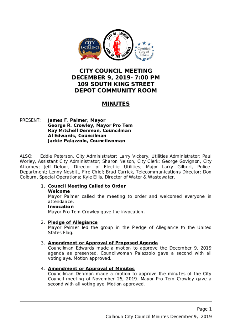 ALSO:Eddie Peterson, City Administrator; Larry Vickery, Utilities ...