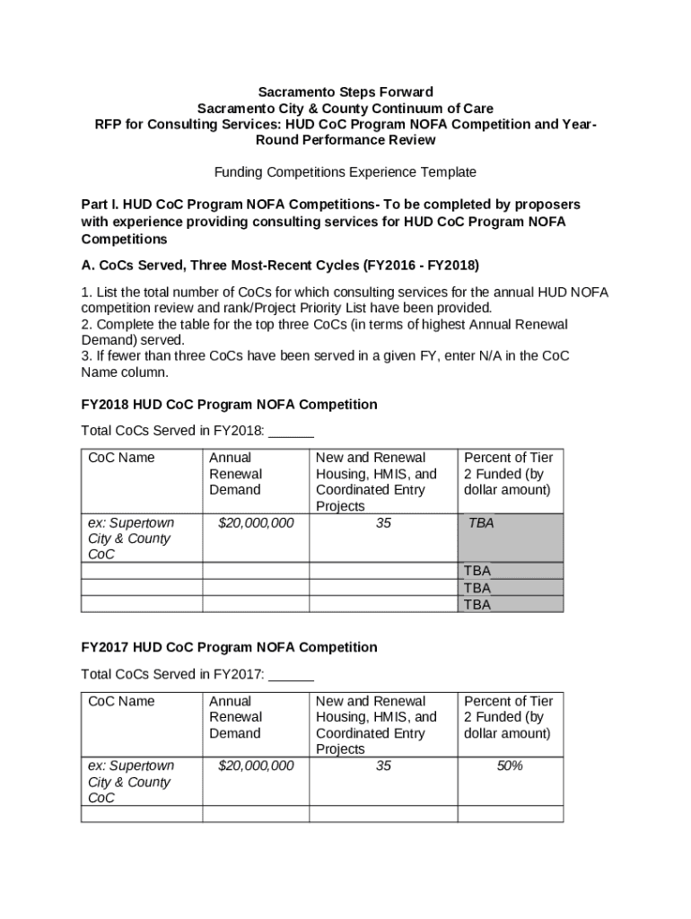 Continuum of Care (CoC) Overview Doc Template | pdfFiller