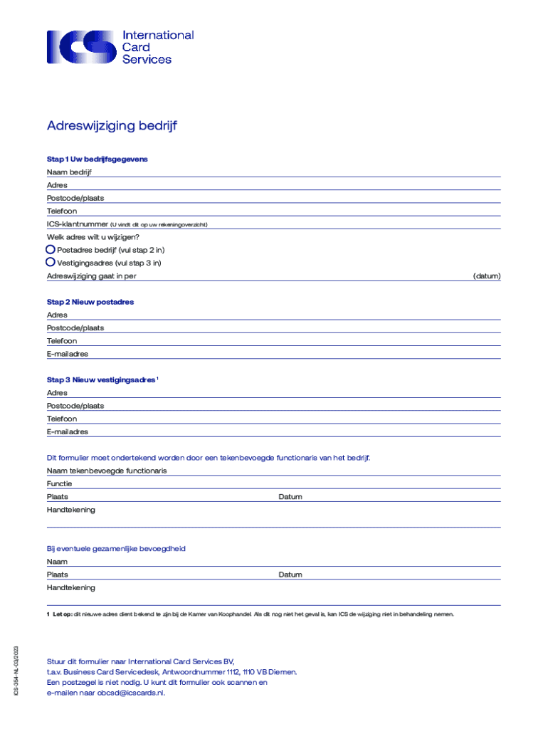 Invulbaar Online Adres wijzigen Google (in 3 stappen) Faxnummer Email Afdrukken - pdfFiller