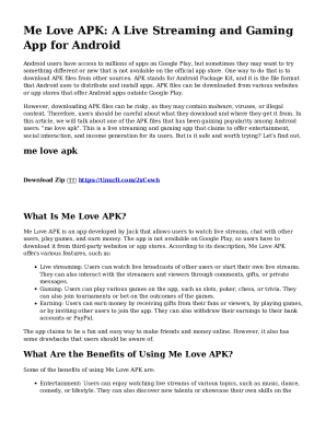 Fillable Online LiveMe+: Live Stream & Go Live - Apps on Google Play ...