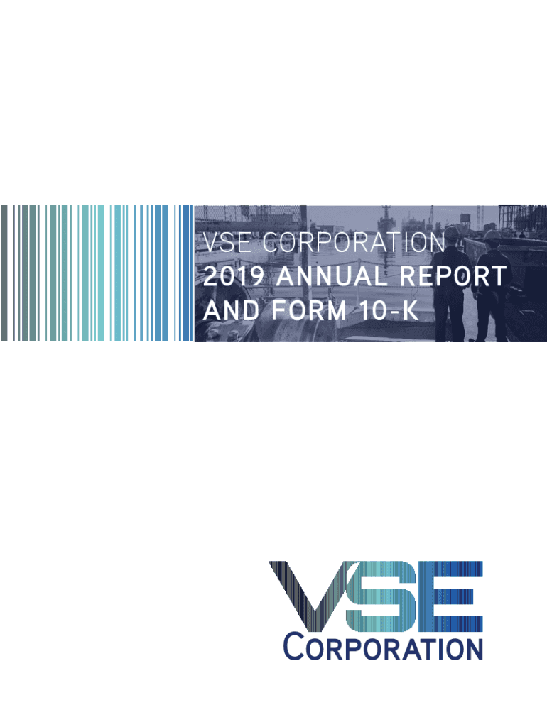 Fillable Online vse corporation 2019 annual report and form 10-k Fax ...