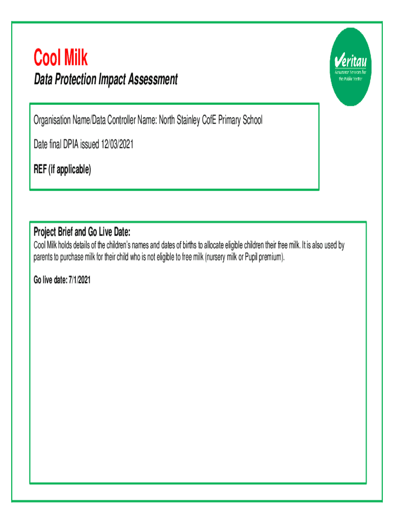 Fillable Online Data Protection Impact Assessment (Wonde) Fax Email ...