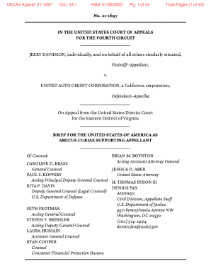 Fillable Online USCA4 Appeal: 21-1697 Fax Email Print - pdfFiller