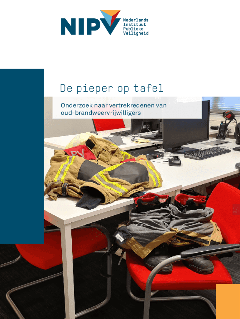 Invulbaar Online Netherlands Institute for Public Safety (NIPV ...