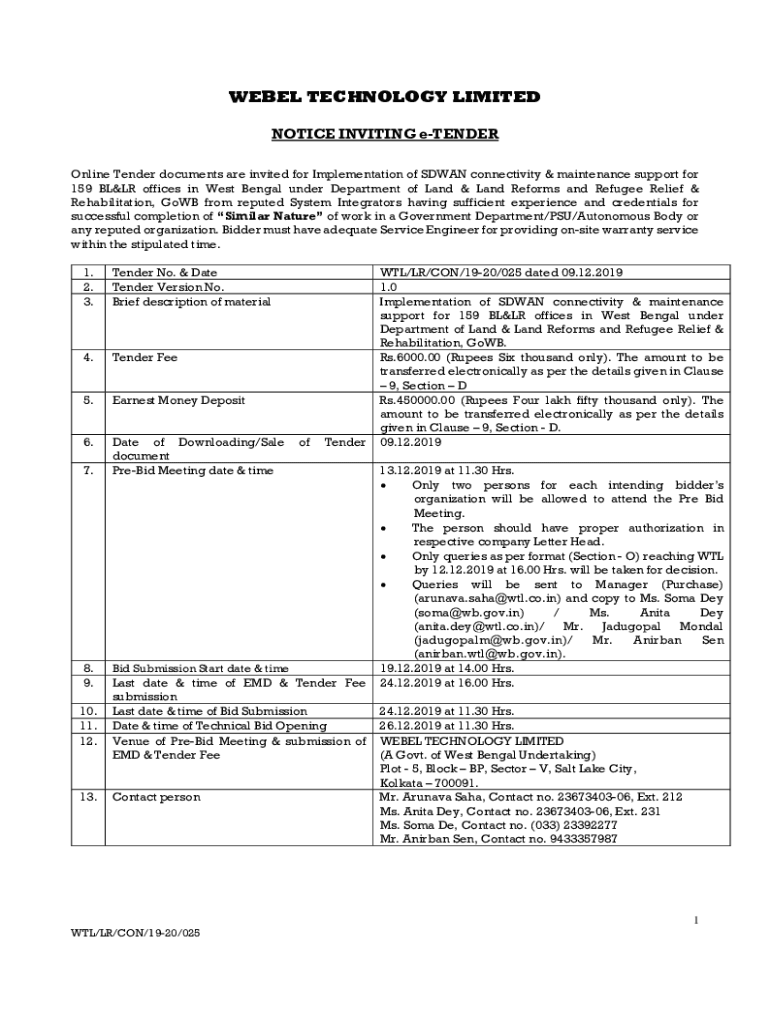 Webel Support Multipurpose Co Operative Society Limited - Fill Online ...