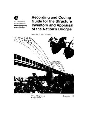 BRIDGE INSPECTION REPORT - PDF Free Download Doc Template | pdfFiller