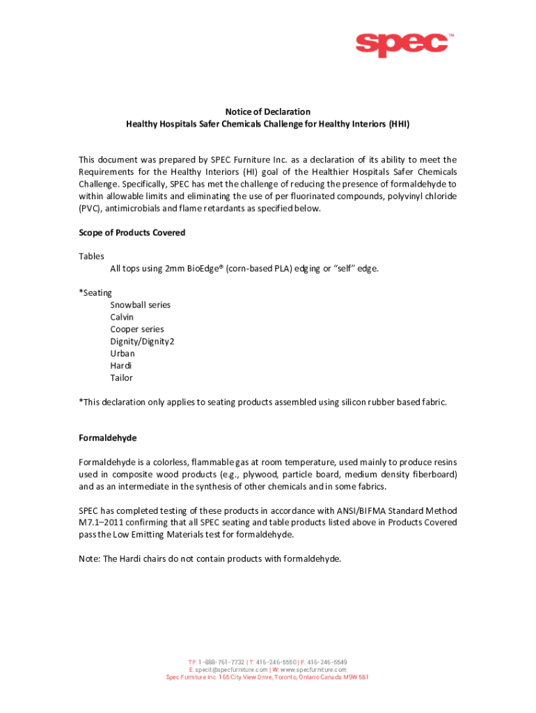 Fillable Online Healthier Hospitals Initiative: What is it and How Does NBF ... Fax Email Print ...