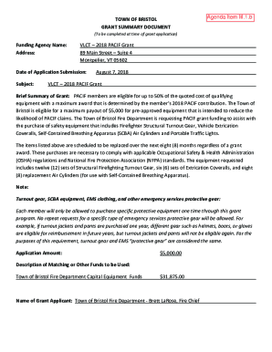 Fillable Online IPP Call 3: Grant Funding Agreement Template Fax Email ...