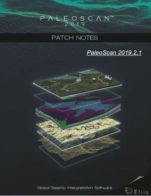 Fillable Online PaleoScan is a registered trademark of Eliis S.A.S All ...