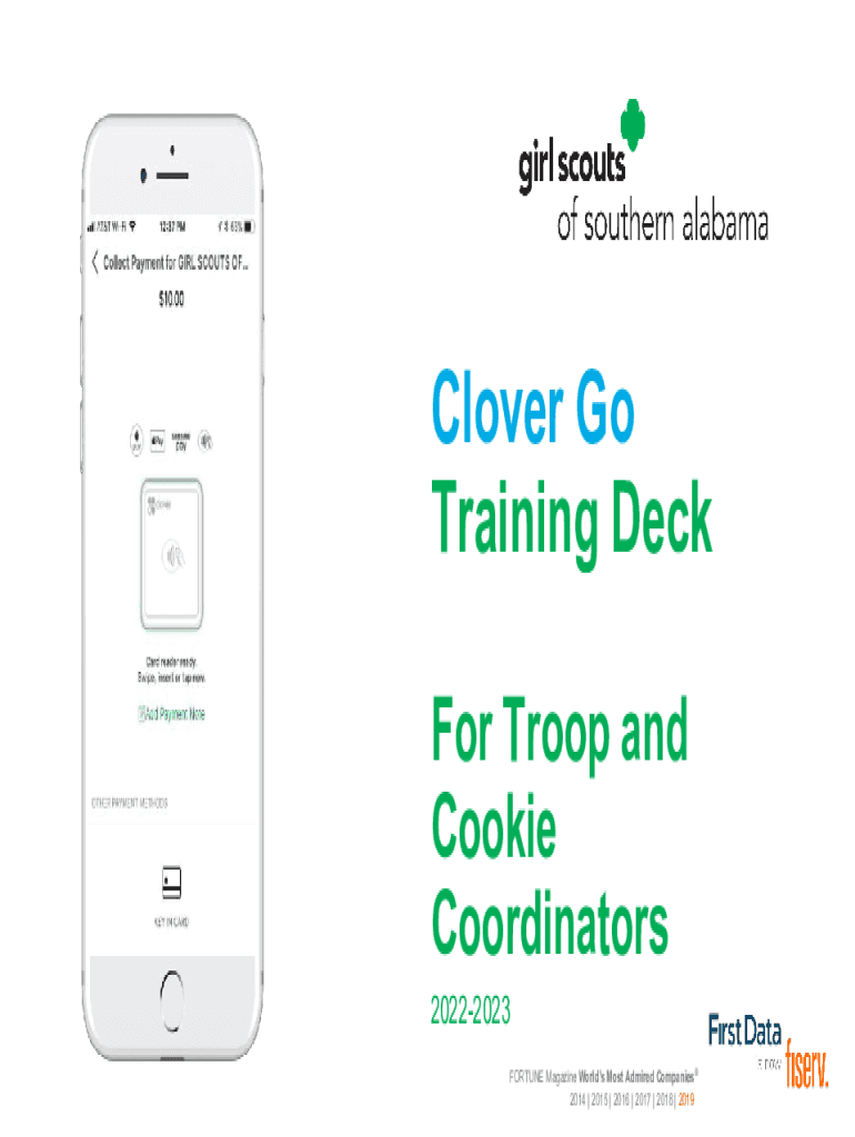 Fillable Online Clover Go Card Reader for cookie booths Fax Email Print ...
