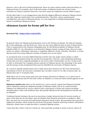 Fillable Online Okinawan Karate Bo Forms Pdf For Free Fax Email Print ...