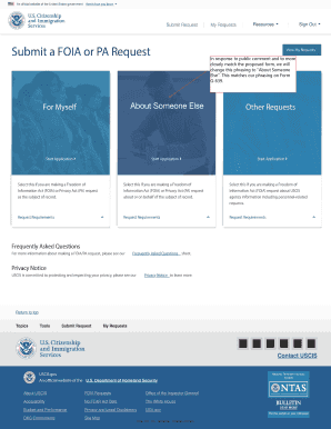 Fillable Online FOIA Online Request-For Myself-Screen Mockups-60day.pdf ...