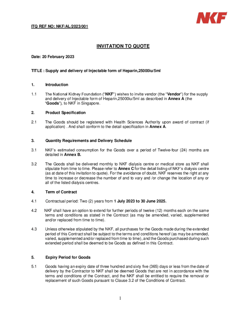 Fillable Online The National Kidney Foundation (NKF) wishes to invite ...