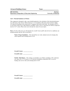 Fillable Online Advanced Building Science Intro to Building Enclosure ...