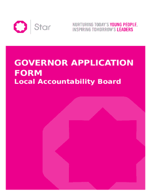 Governor Application Local Accountability Board ... Doc Template ...