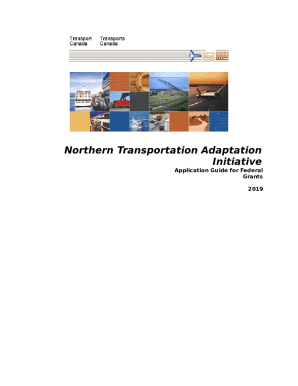 Application Guide For The Northern Transportation Adaptation Initiative ...