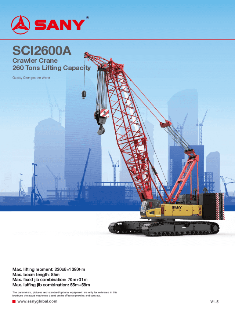 Fillable Online Telescopic Boom Crawler Cranes For Sale in NORTH ... Fax Email Print - pdfFiller