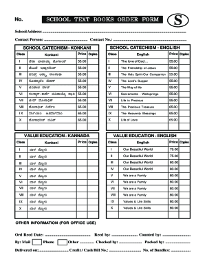 Fillable Online Book Order Form 2024-25.pmd Fax Email Print - pdfFiller