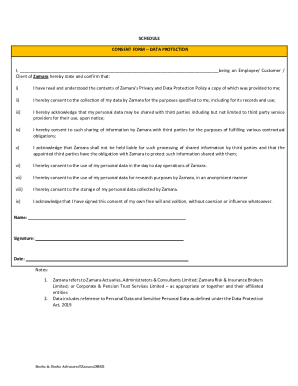 Fillable Online Employee consent and privacy policy templates ... Fax ...