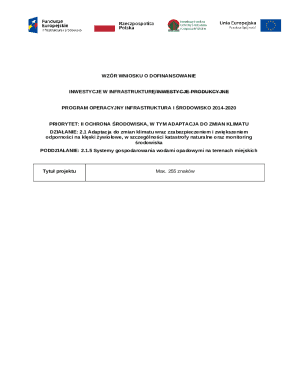 Zacznik nr 1 Wzr wniosku o dofinansowanie wraz z ... Doc Template ...