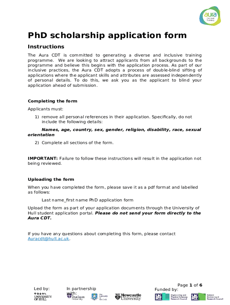 aura-cdt-recruitment-application- Doc Template | pdfFiller