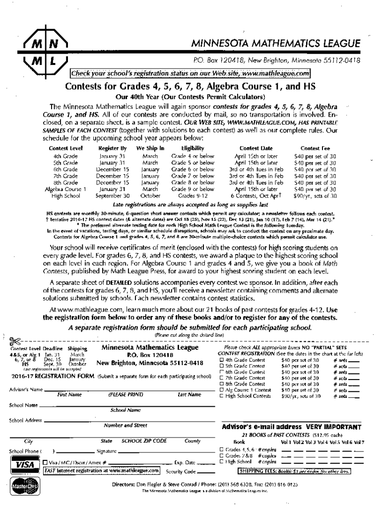 Fillable Online Minnesota K-12 Academic Standards in Mathematics Fax ...