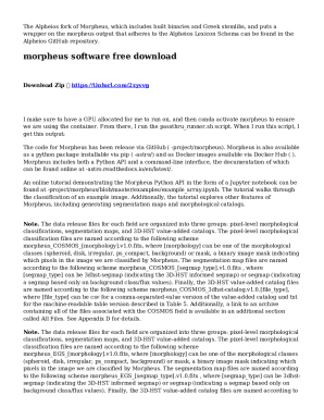 Fillable Online Morpheus Software Free Download Fax Email Print - pdfFiller