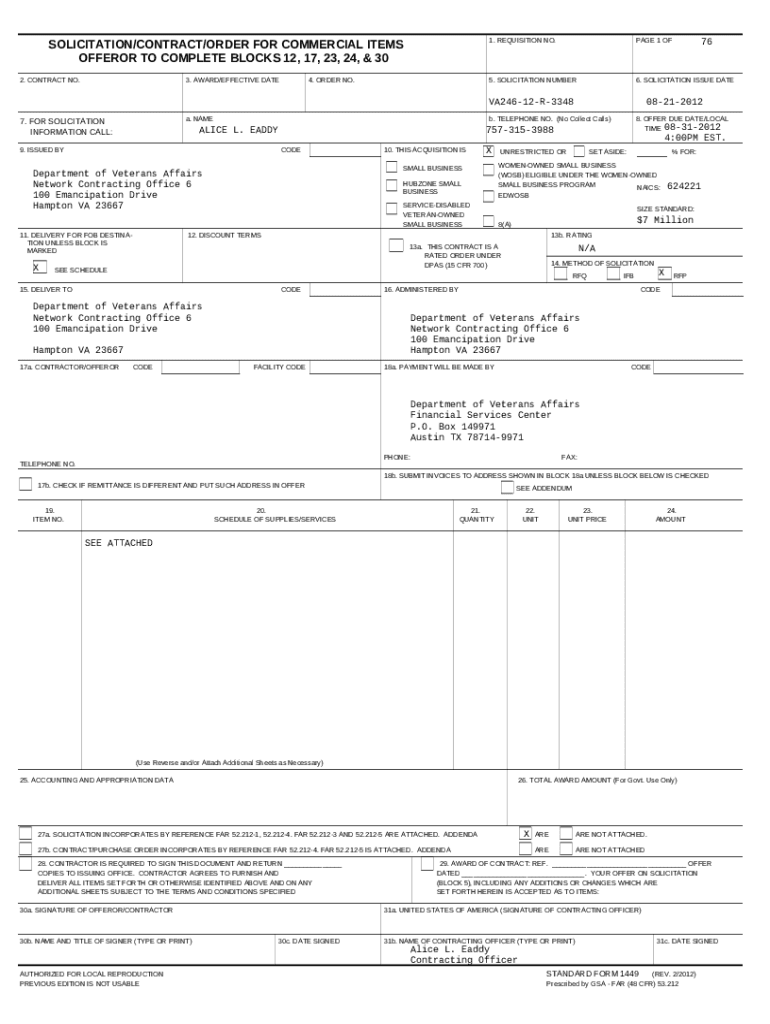 3PERANCE WORK STATEMENT (PWS)7 Doc Template | pdfFiller