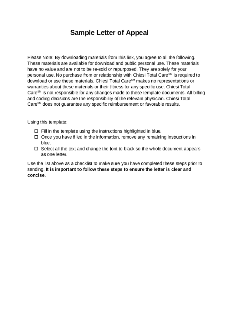 FREE Appeal Letter Template - Download in Word, Google ... Doc Template ...