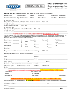 Fillable Online 2024 Medical Form Fax Email Print - pdfFiller