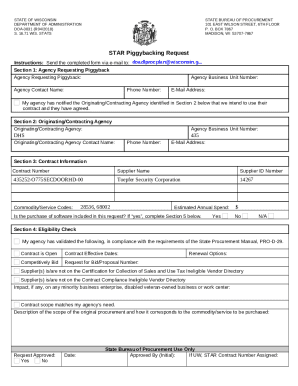 Piggyback Doc Template | pdfFiller