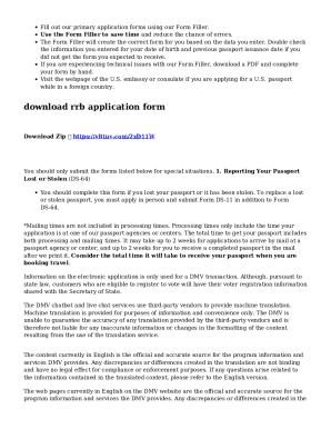 Fillable Online Download Rrb Application Form Fax Email Print - pdfFiller