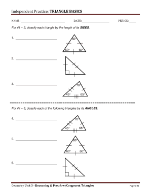Fillable Online 3l PRACTICE Triangle Basics.doc - Independent ... Fax ...