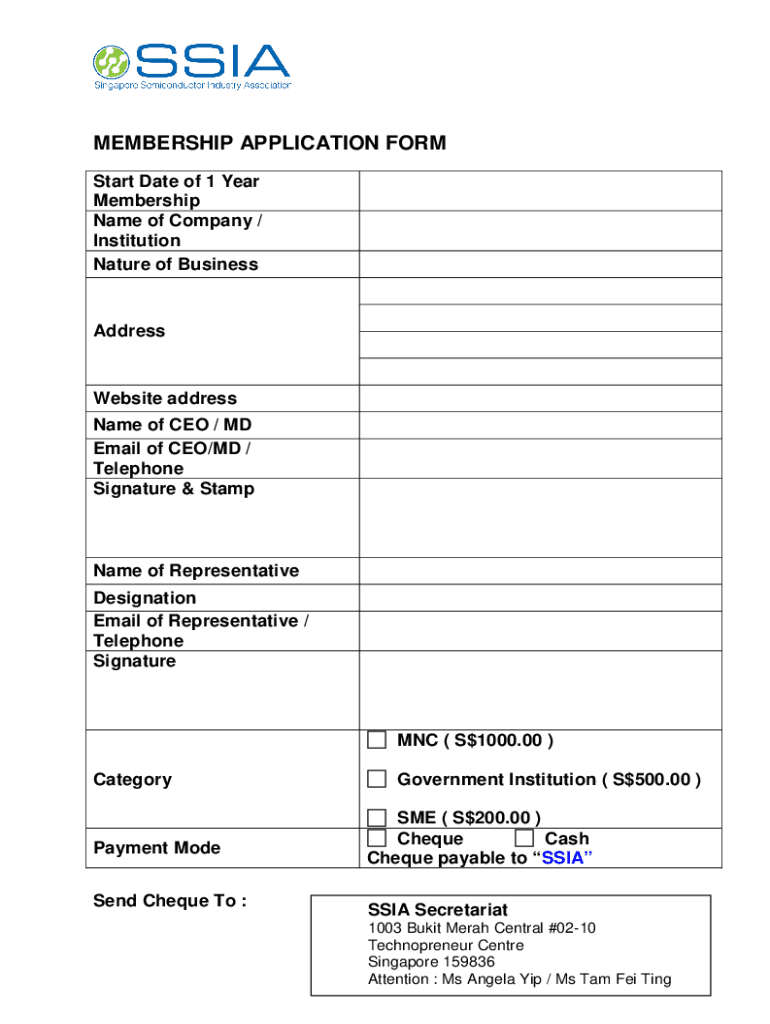 Fillable Online Corporate & Corporate Plus Membership Application Form Fax Email Print - pdfFiller