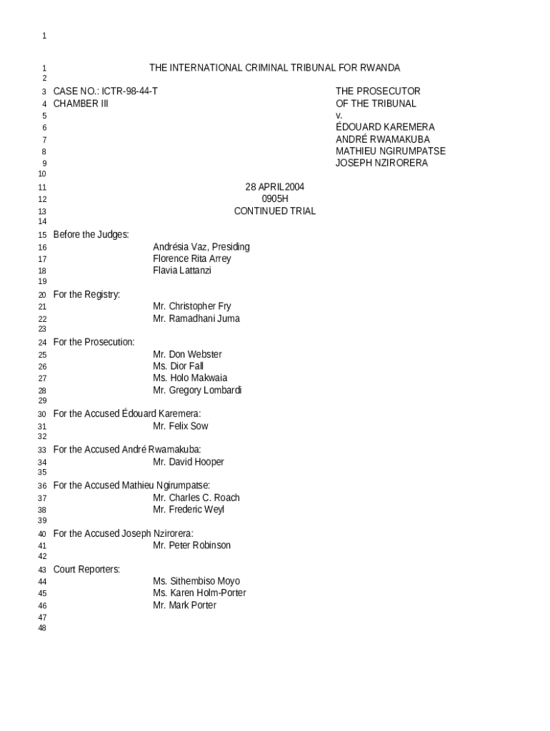 WITNESS GII Doc Template | pdfFiller