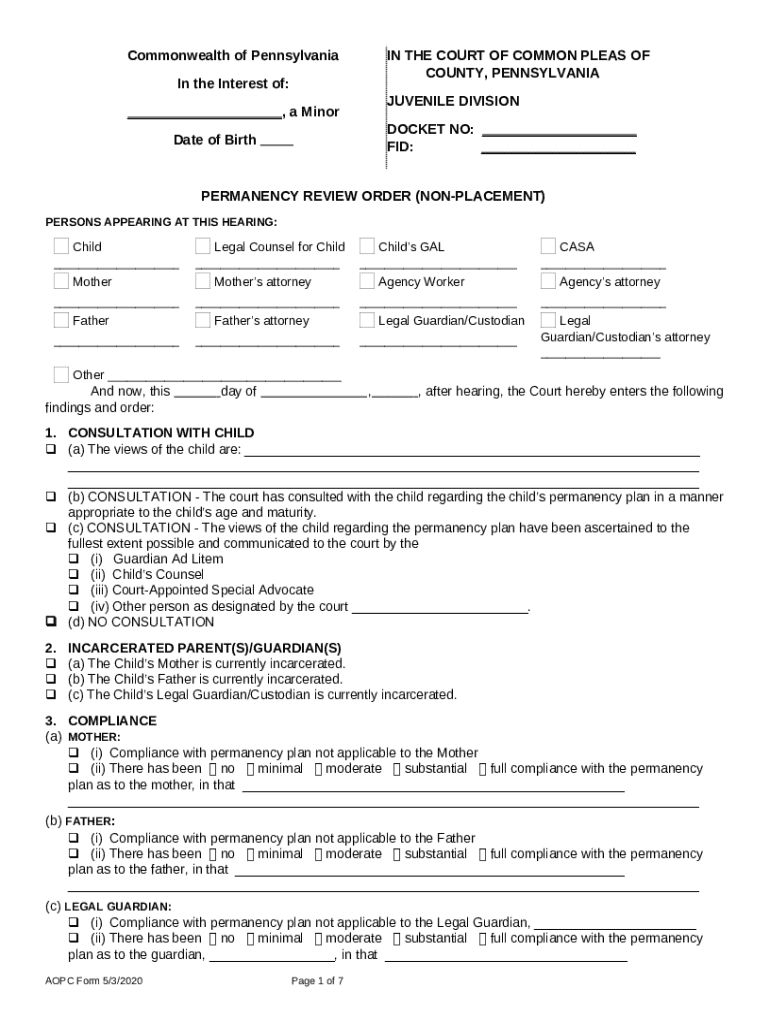 permanency-hearing-order-appla-limited-to-children-age- ... Doc ...