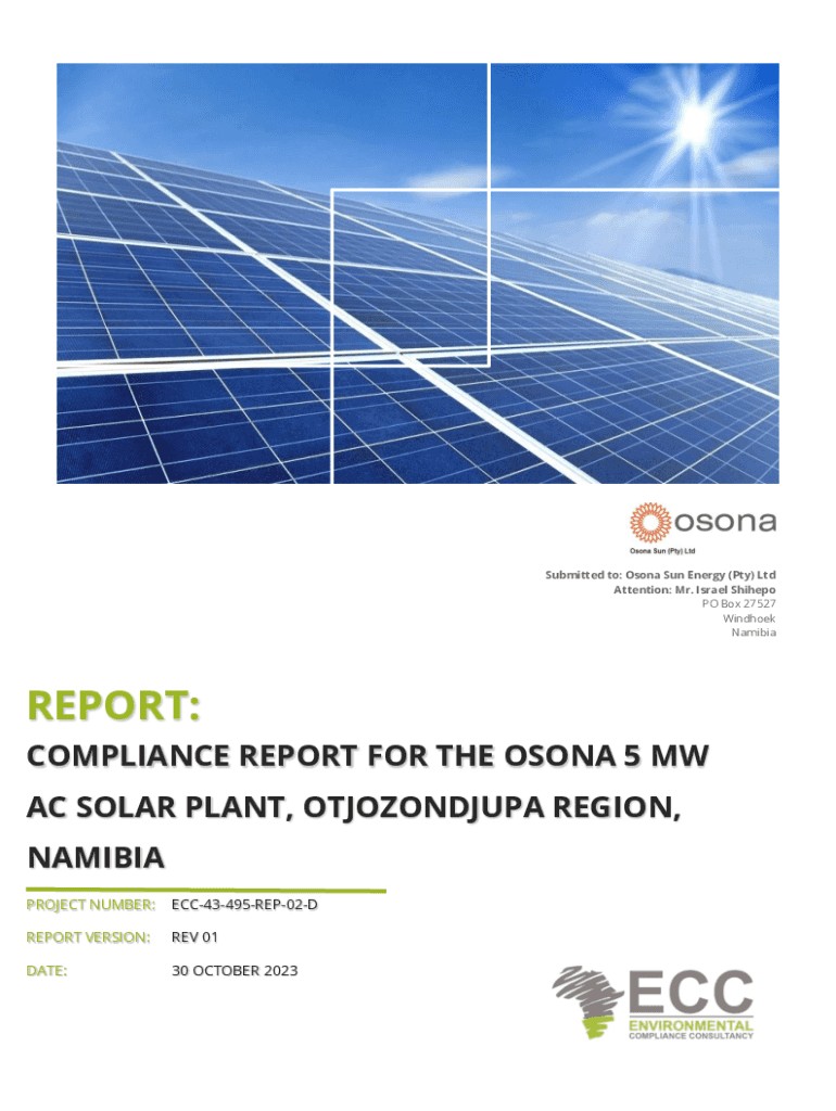 Fillable Online 36 mw solar pv plantscoping and impact assessment ...
