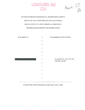 Fillable Online Toxic Substances Control Act Review of CBI Claims for ...
