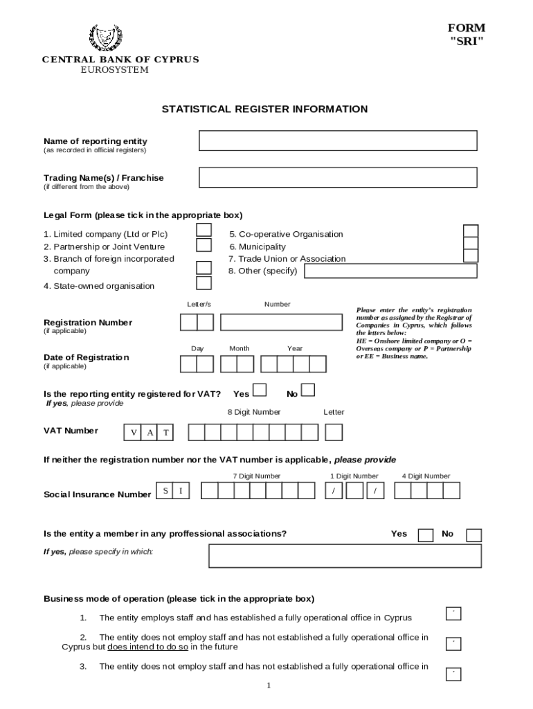 DQAF View : Cyprus - Depository corporations survey - SDDS Doc Template ...