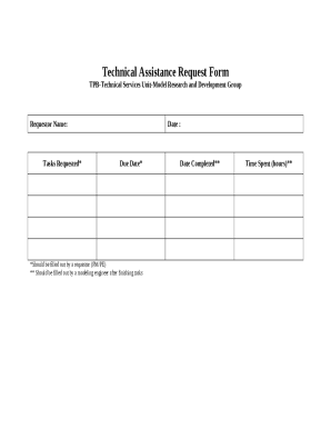Training and Technical Assistance Request and Statement ... Doc Template | pdfFiller